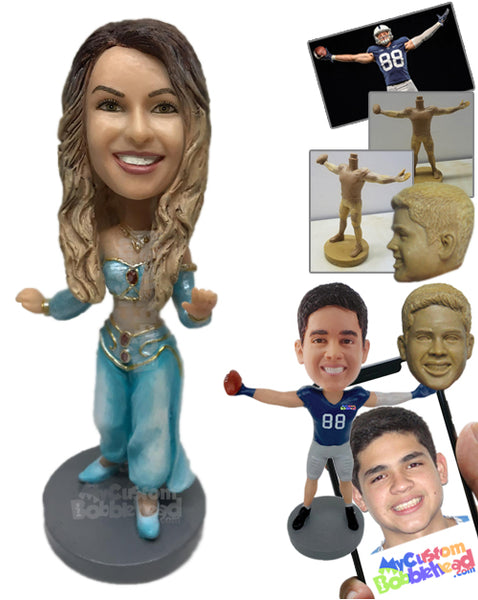 Custom Bobblehead Gorgeous Girl In Arabic Costume - Super Heroes & Mov ...