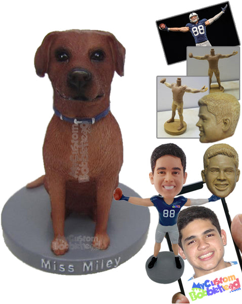 Custom Bobblehead Pet Labrador Golden Retriever Dog - Pets & Animals D ...